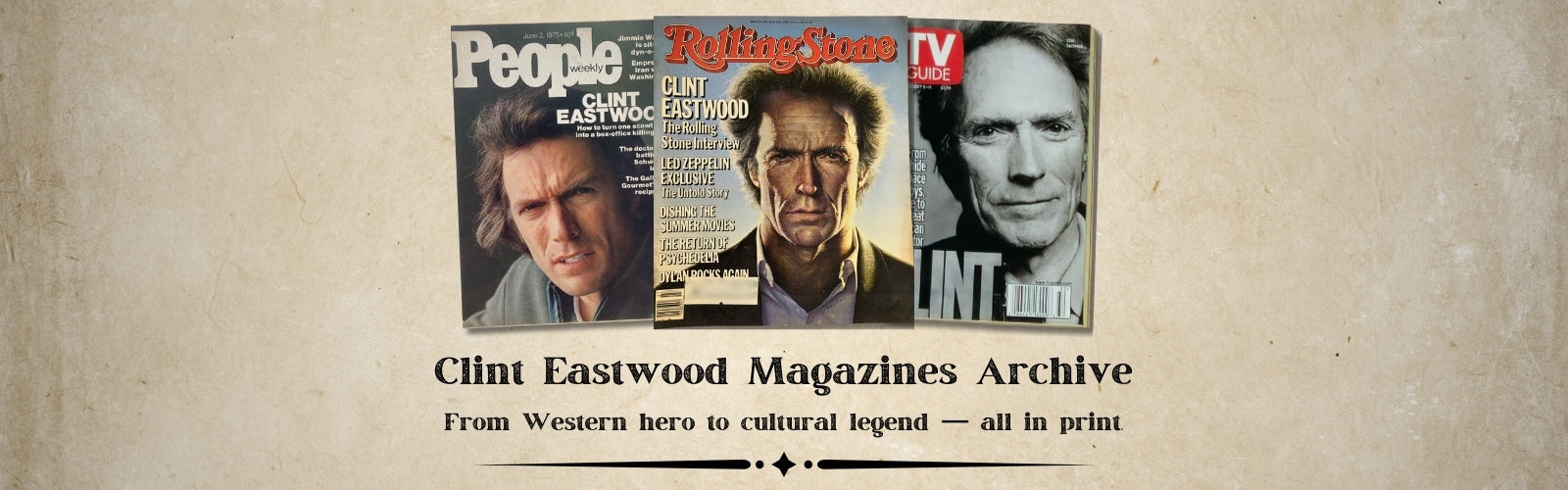 Clint Eastwood Magazines for Collectors