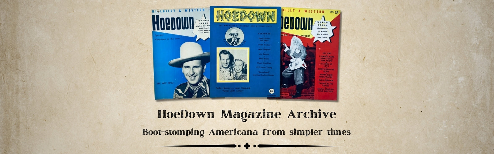 Vintage Hoedown Magazines for Collectors
