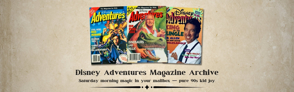Vintage Disney Adventures Magazine Collection