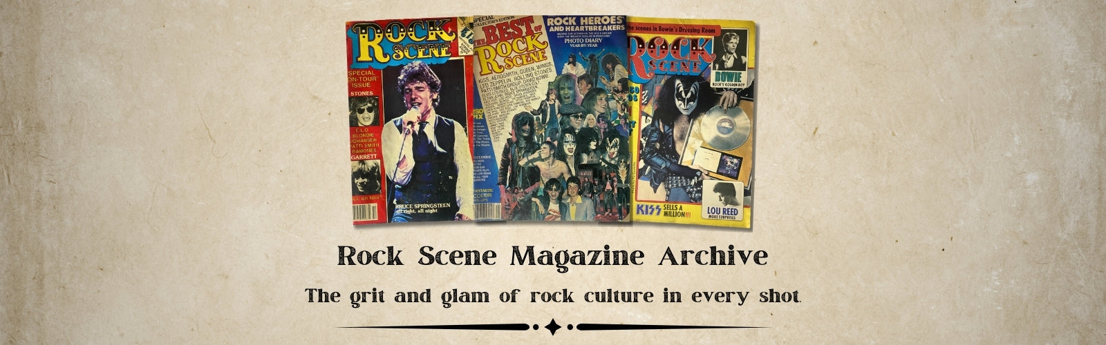Vintage Rock Scene Magazine Collection