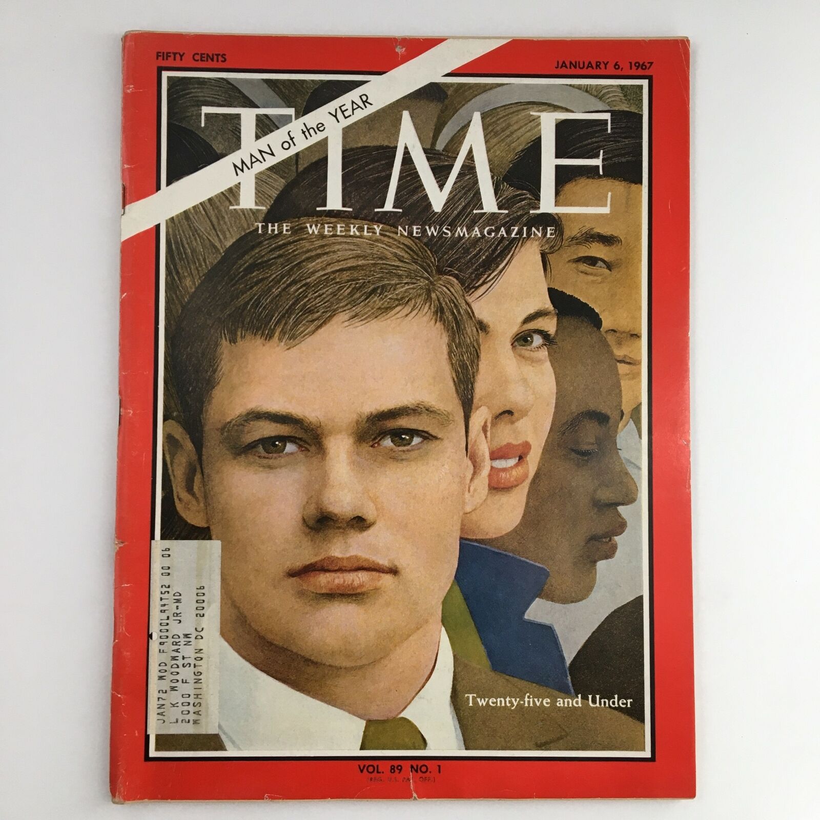 Time Magazine January 6 1967 Vol. 89 No. 1 Robert Vickrey is The Man o