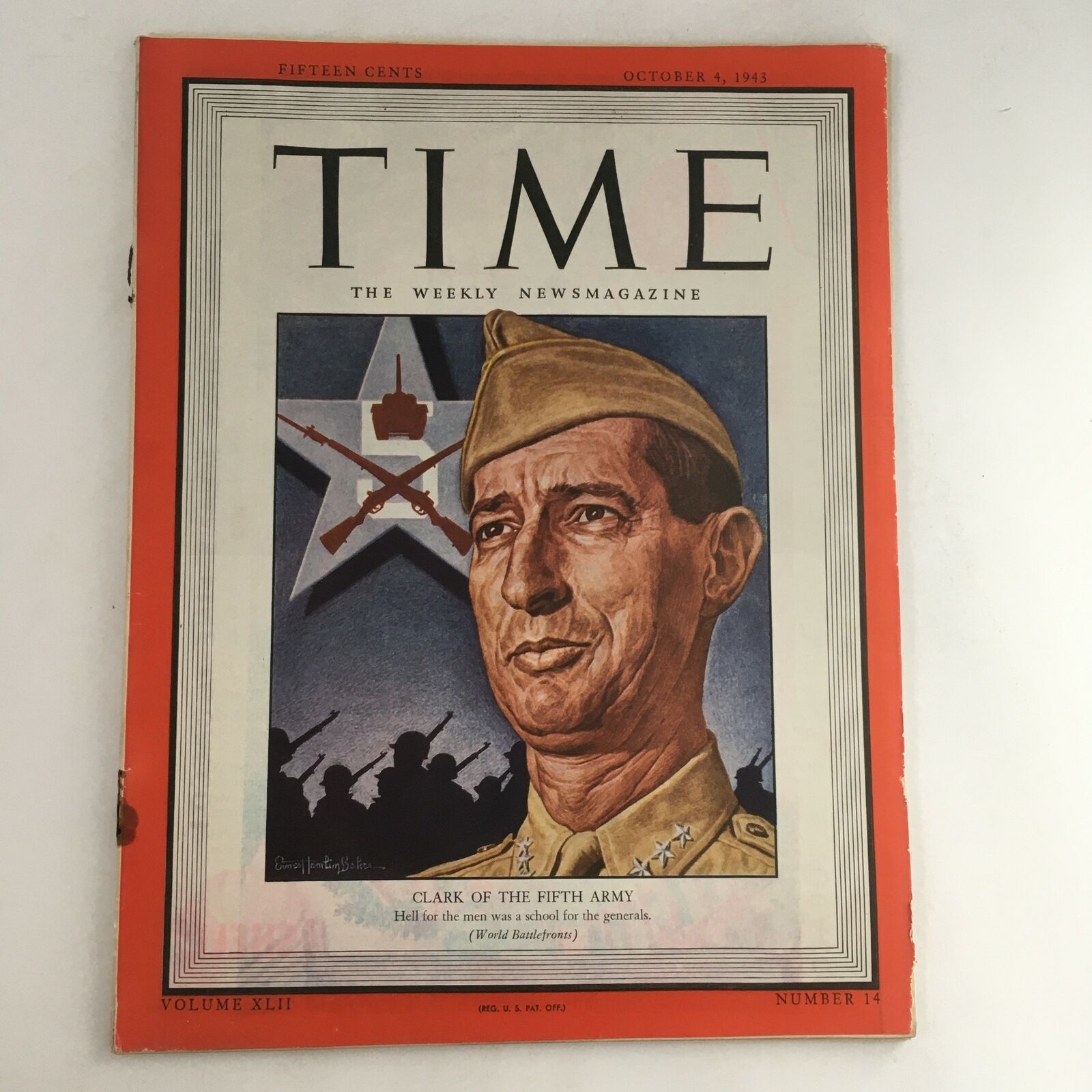 Time Magazine Oct 4 1943 Collectible