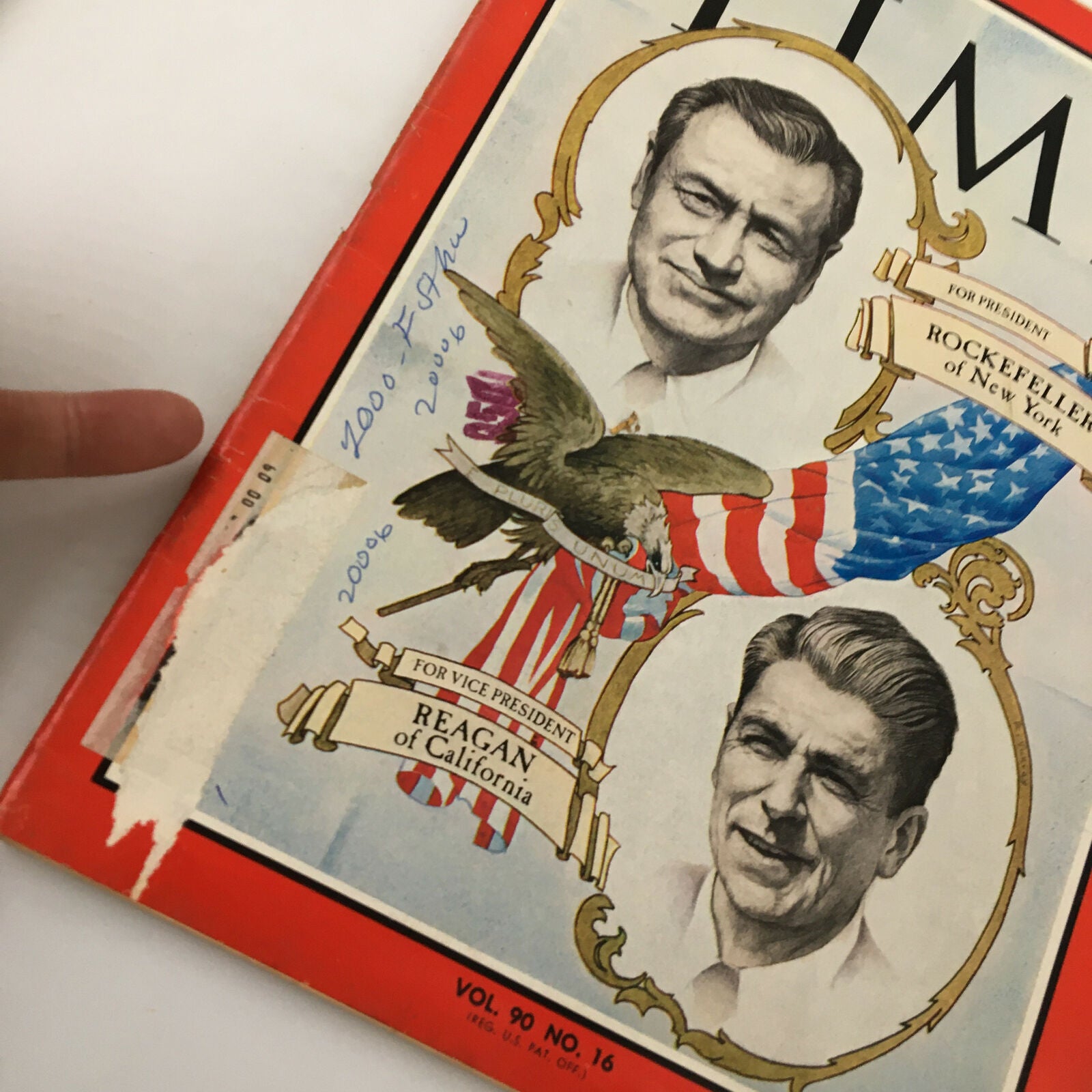 Time Magazine Oct 20 1967 Rockefeller Reagan Vintage