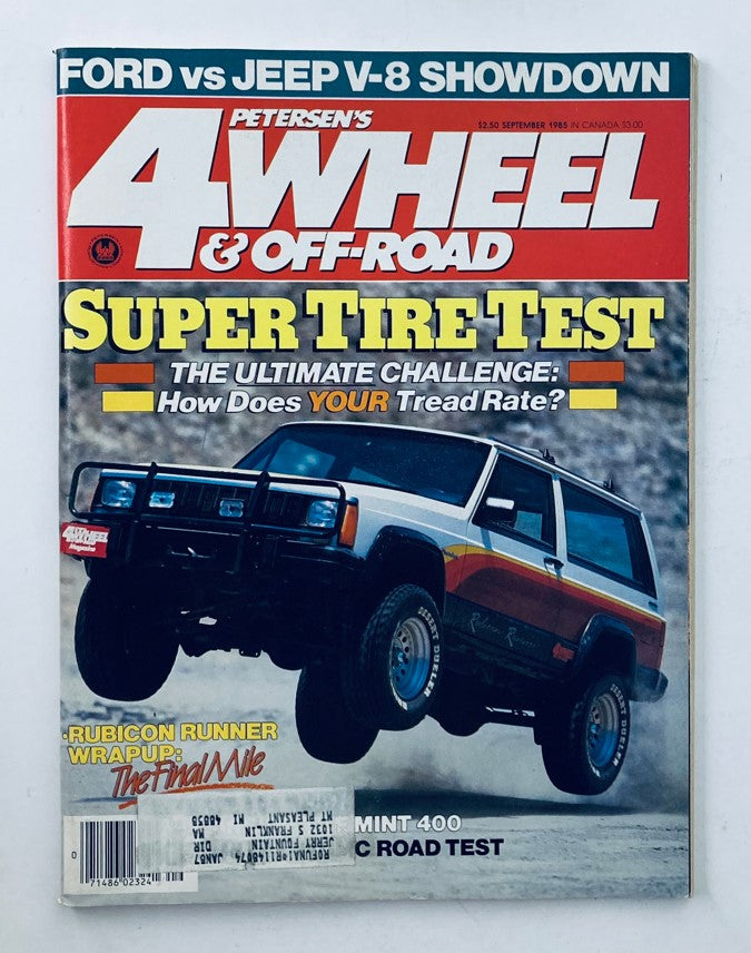 VTG Petersen's 4 Wheel & Off-Road Magazine September 1985 Ford vs Jeep