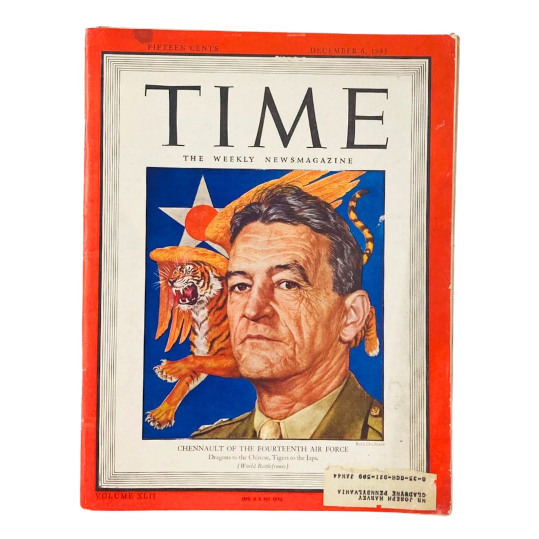 VTG Time Magazine Dec 6 1943 Chennault