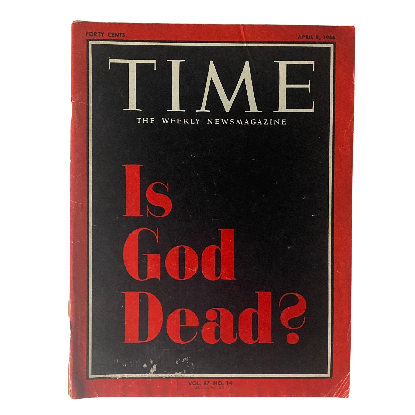 Time Magazine April 8, 1966 Is God Dead?