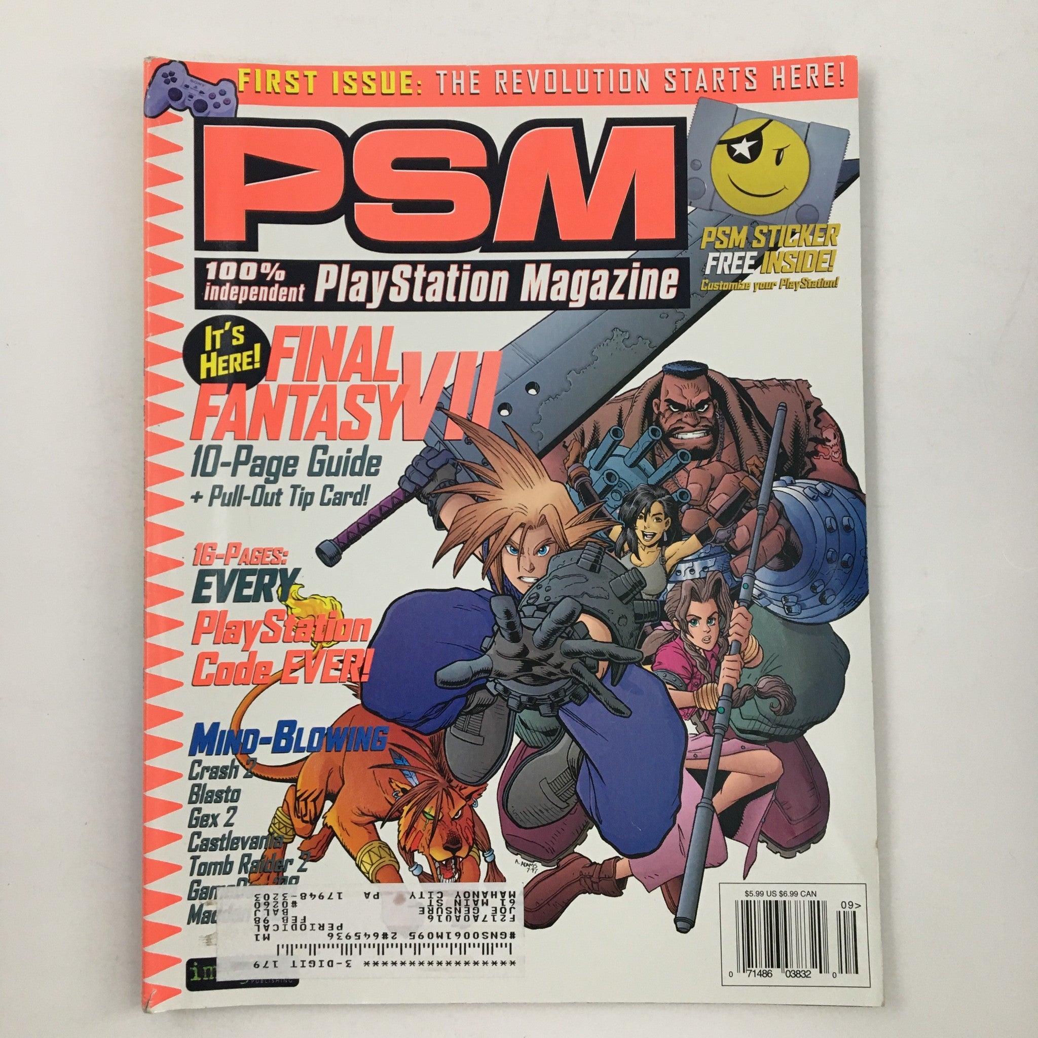 PlayStation Magazine September 1997 #1 Final Fantasy VII 10-Page Guide