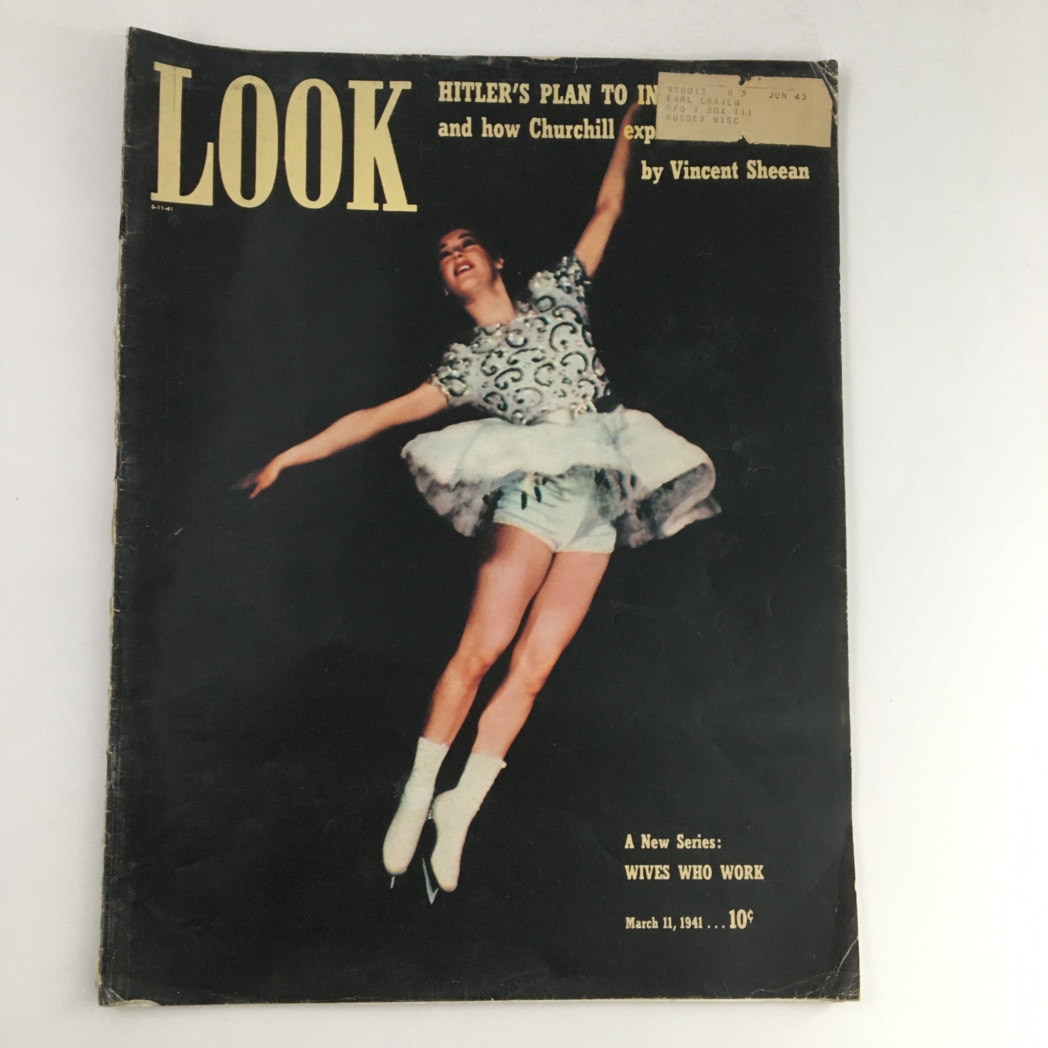 Look Magazine March 1941: Hitler & Churchill