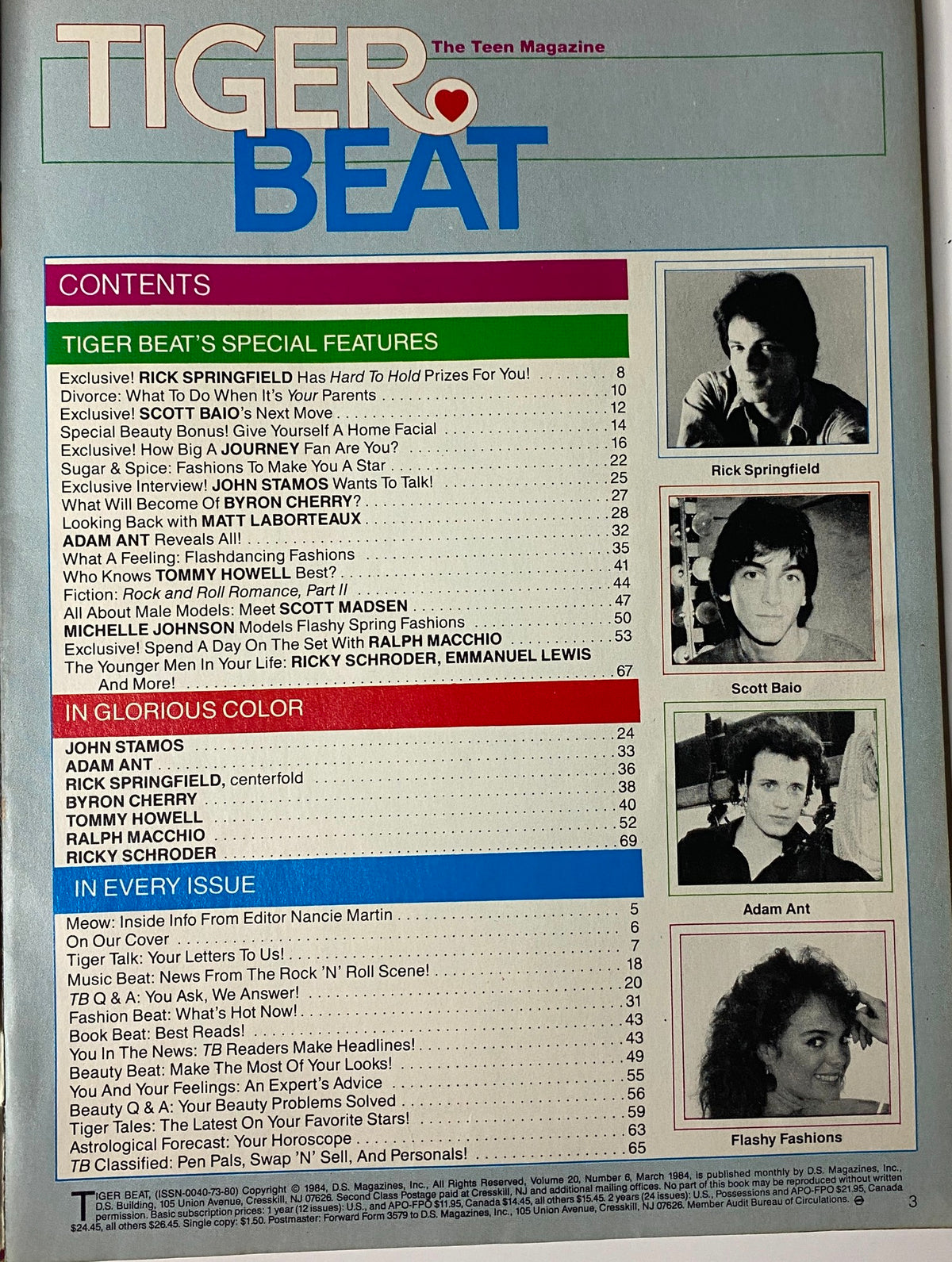 Vintage Tiger Beat Magazine Collection