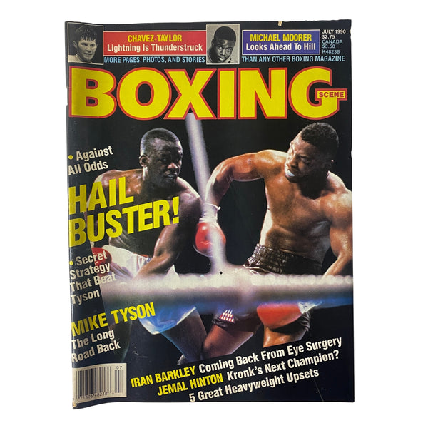 Boxing Scene July 1990 Tyson Douglas Vintage Magazine