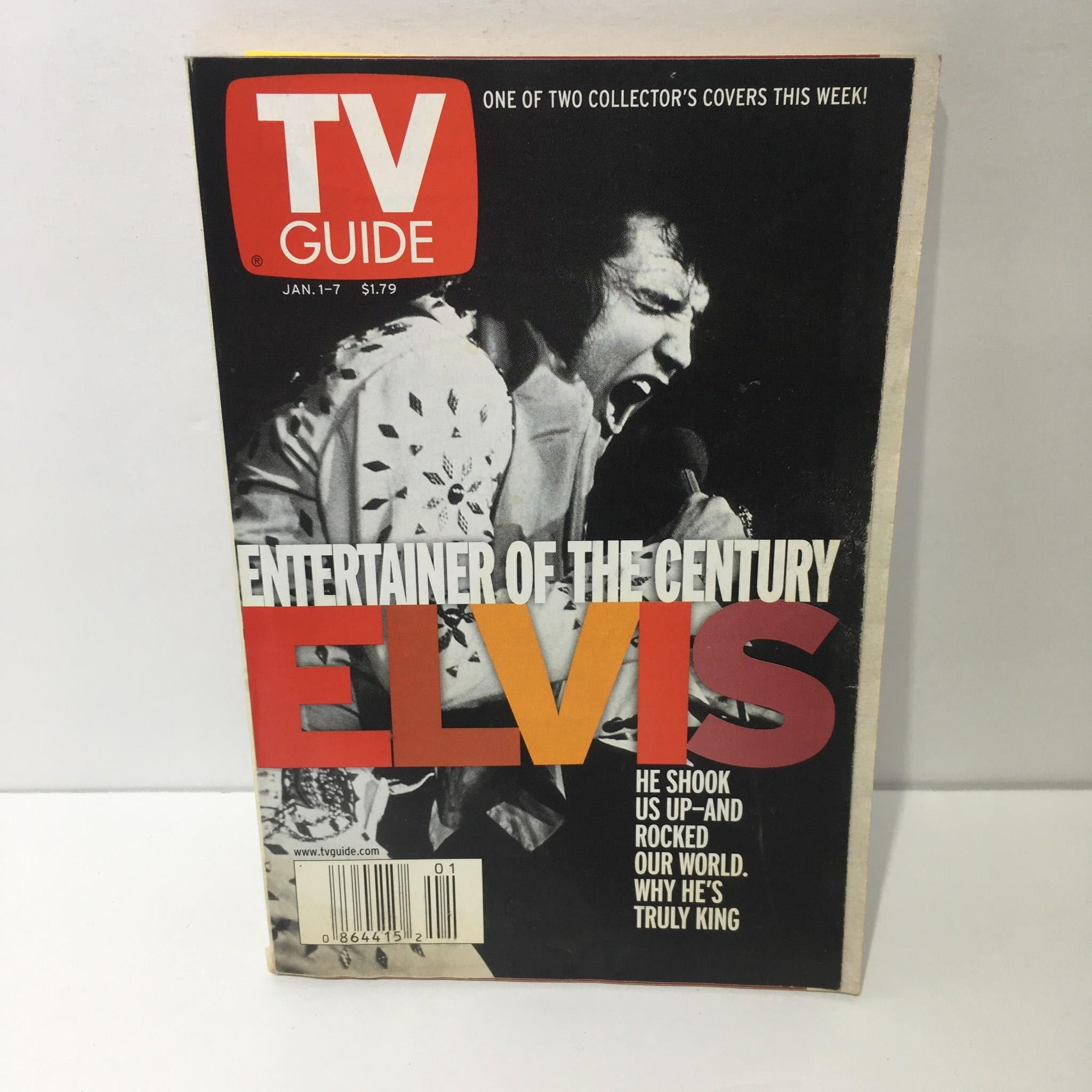 TV Guide Jan 1-7 2000 Elvis Presley