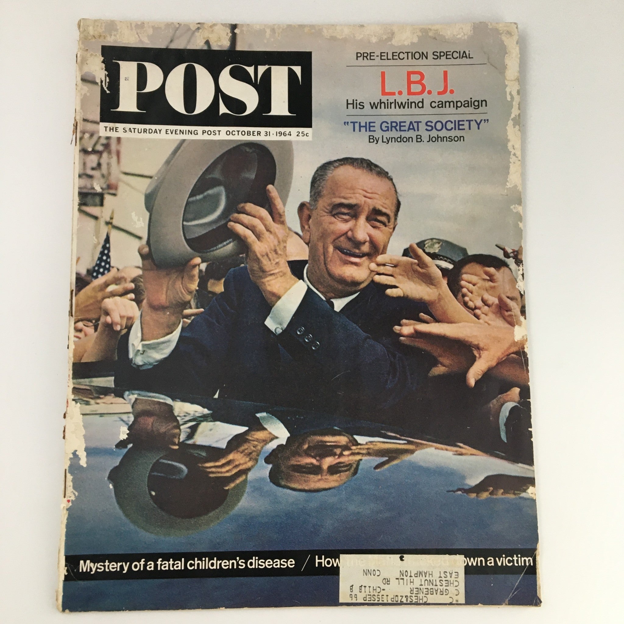 The Saturday Evening Post October 31 1964 Lyndon B. Johnson Special Fe