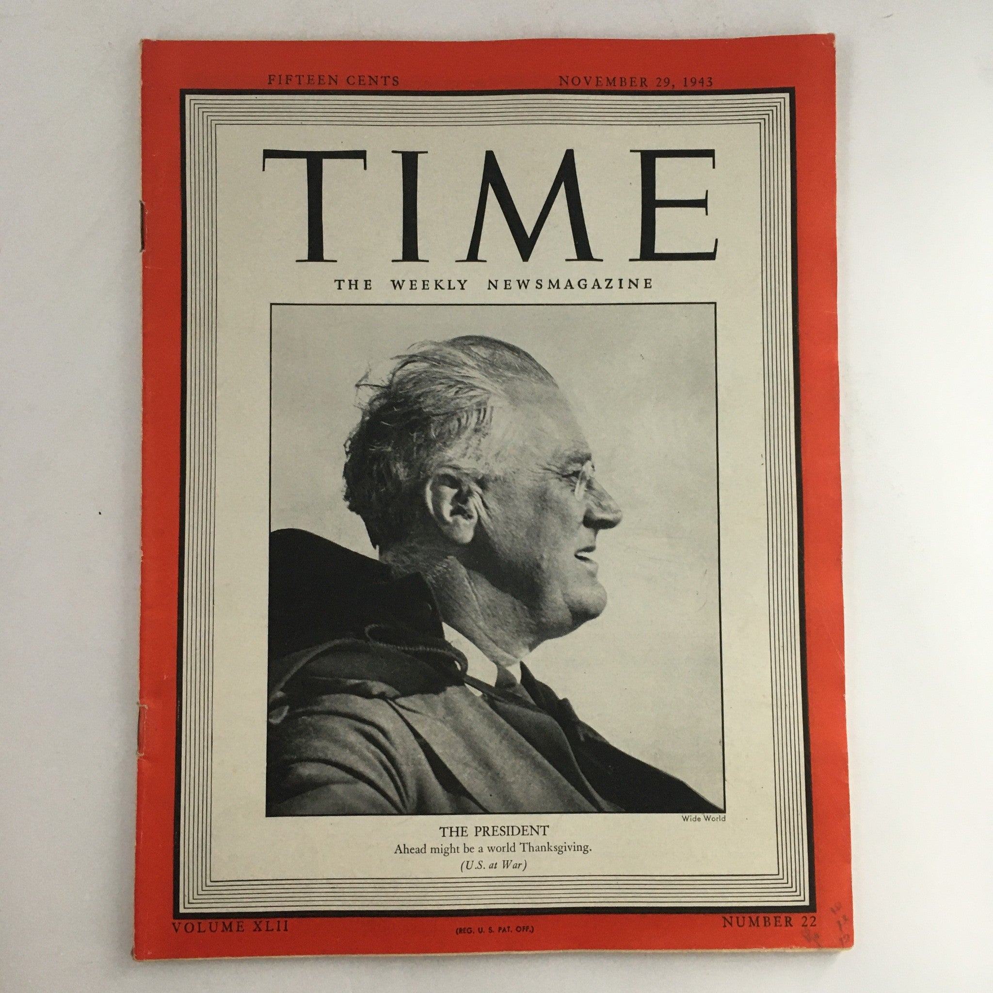 Time Magazine Nov 29, 1943 - FDR