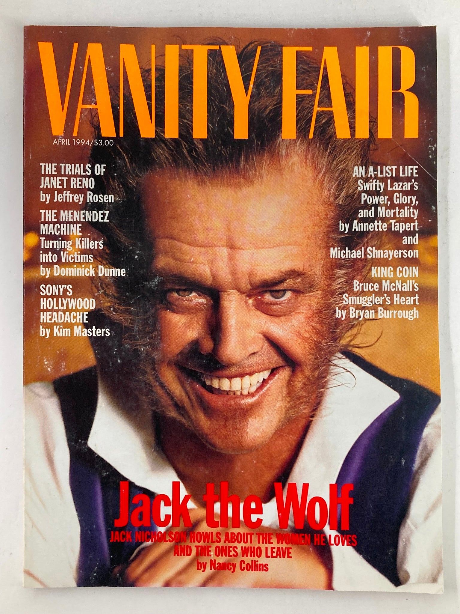 Vanity Fair April 1994 - Jack Nicholson