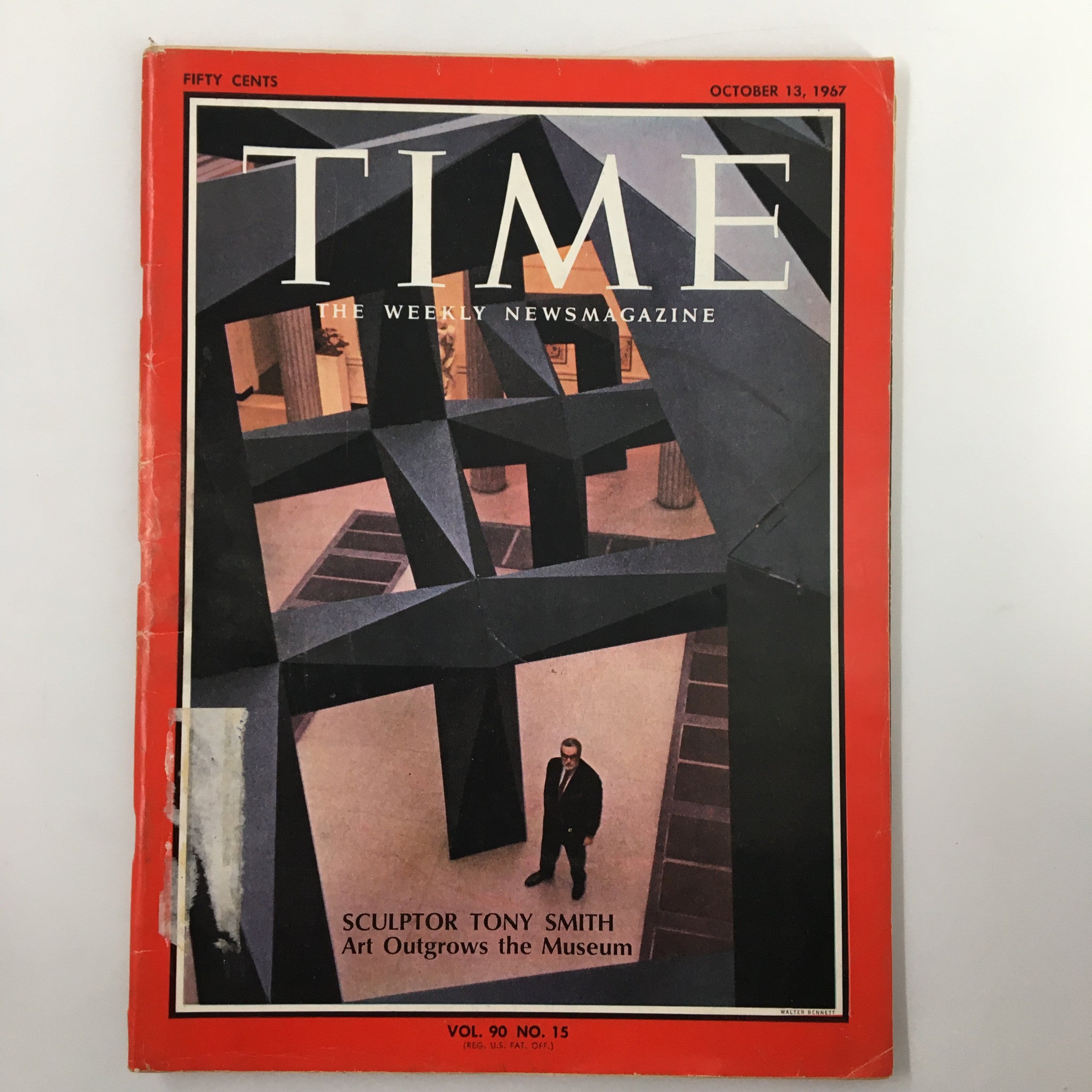 Time Magazine Oct 13 1967 Tony Smith Art