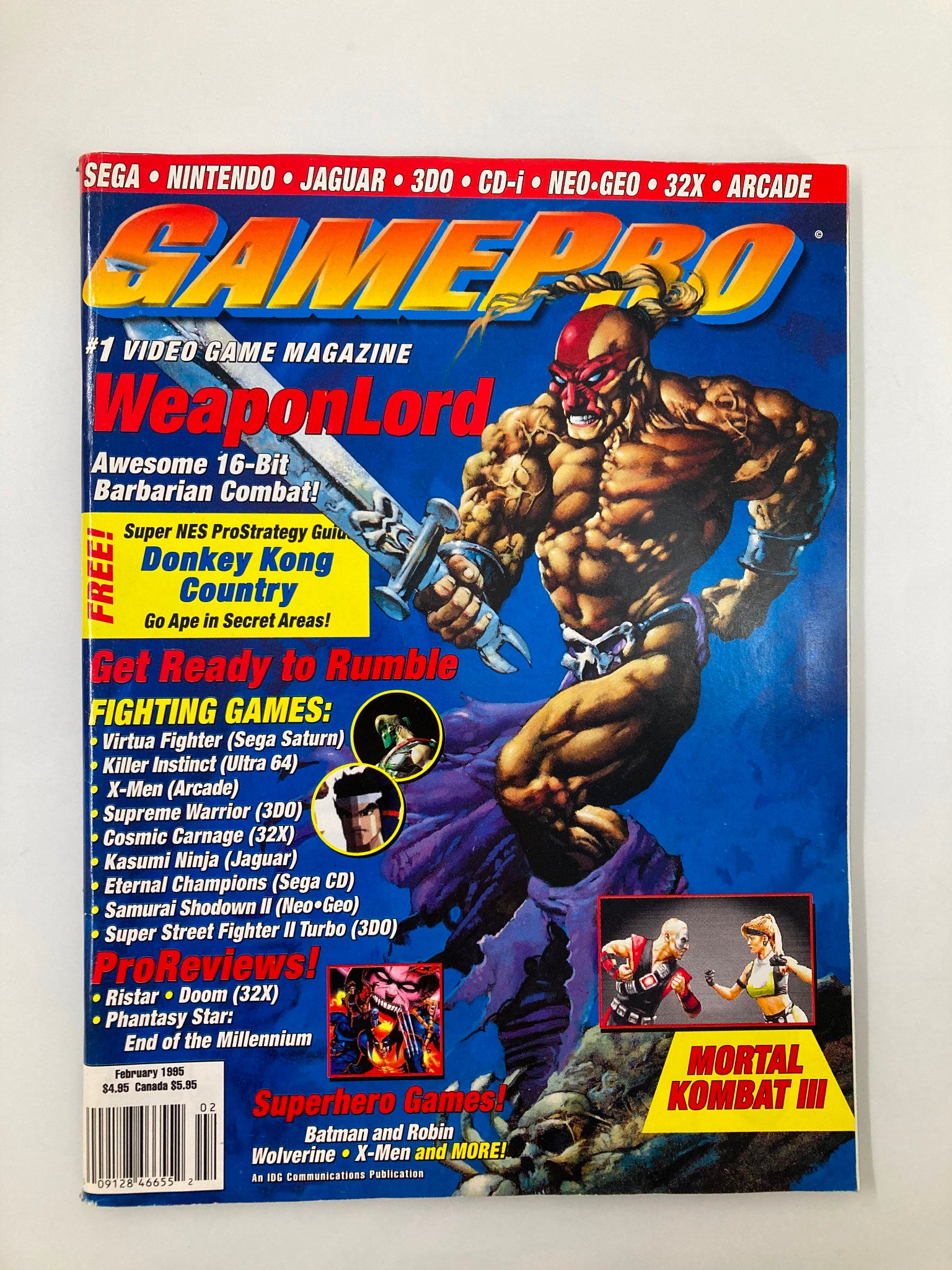 GamePro Magazine February 1995 NES ProStrategy Guide Donkey Kong Count