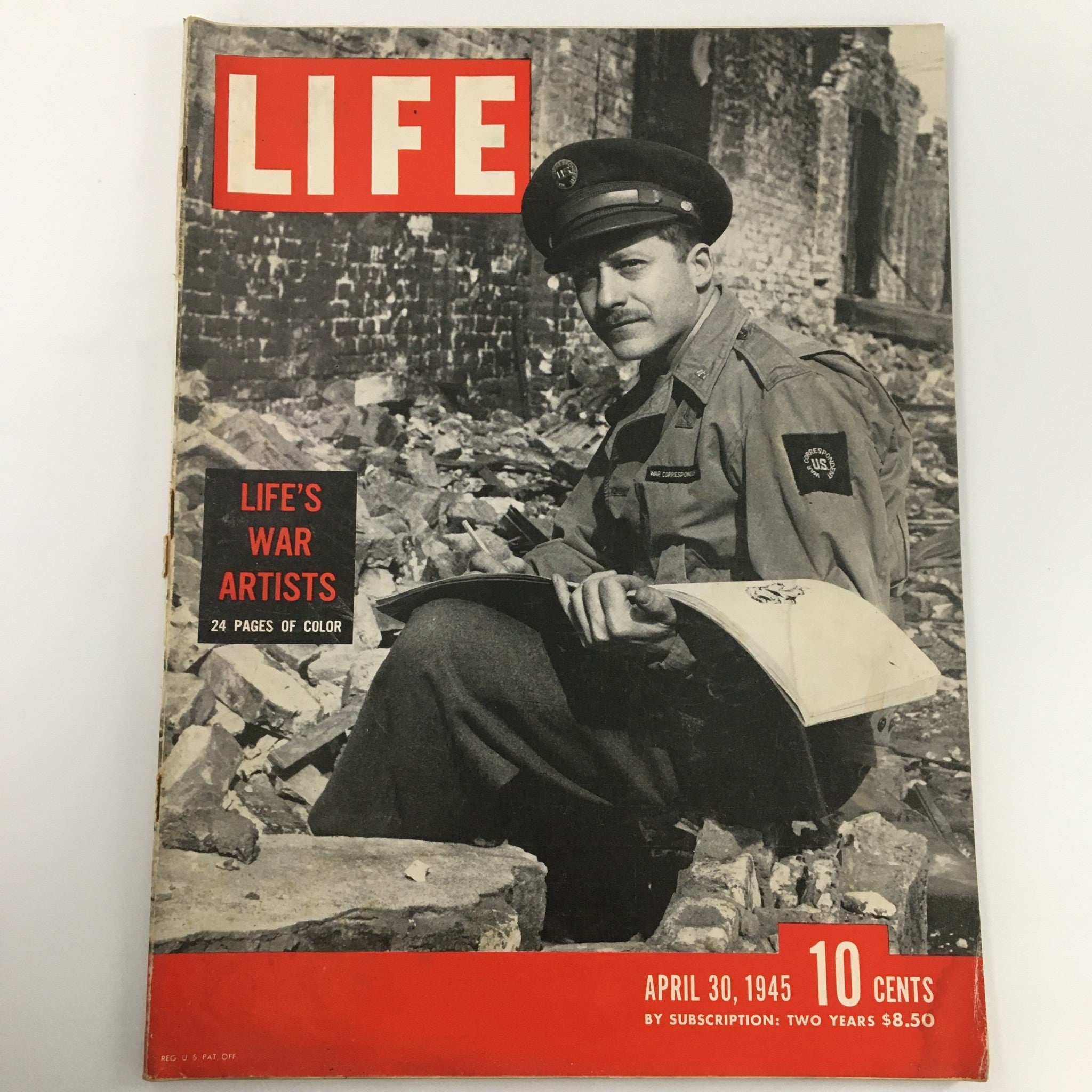 VTG Life Magazine April 30 1945 Harry S. Truman Life's War Artists New