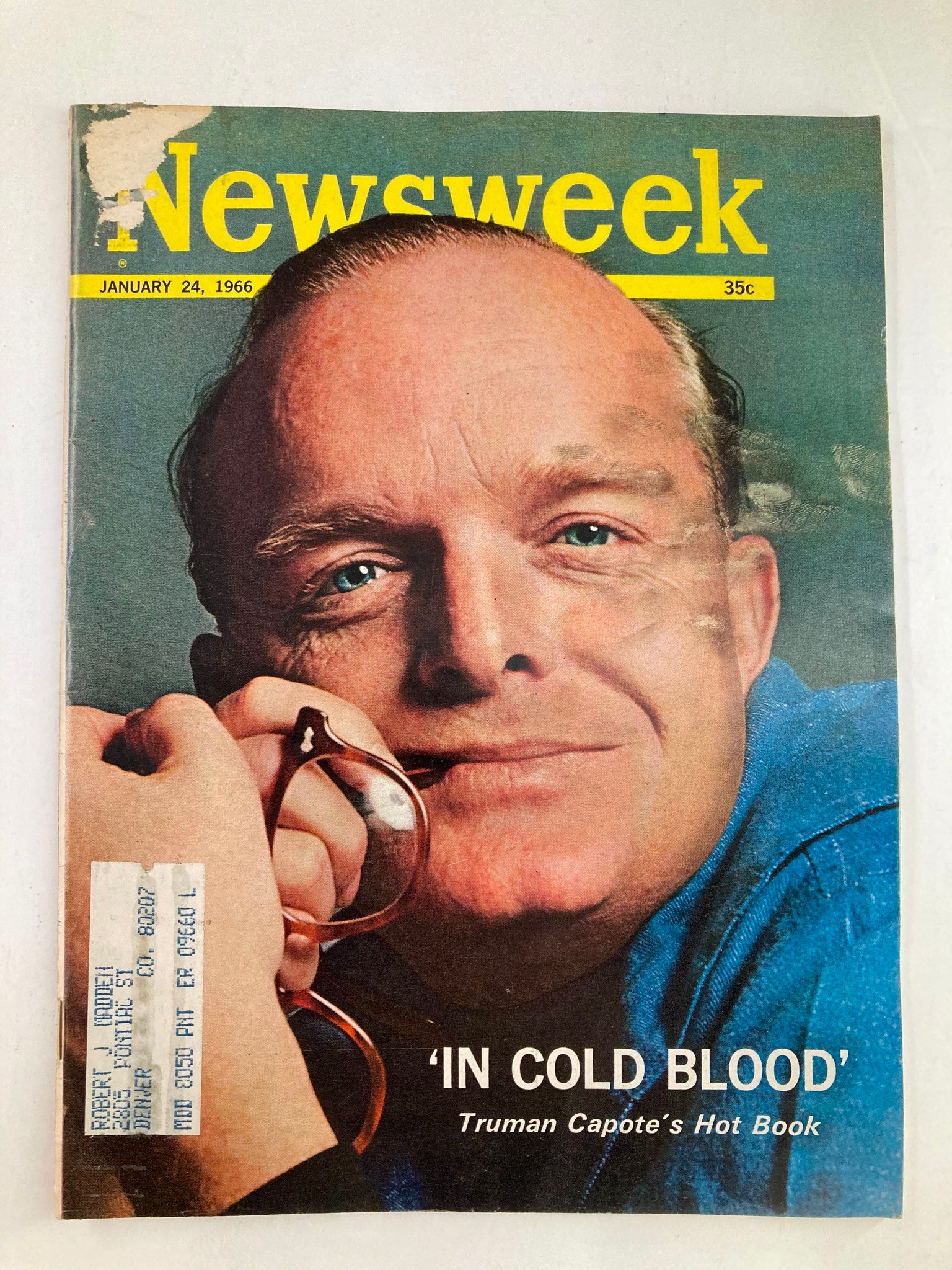 Newsweek January 24, 1966 - Capote's Book