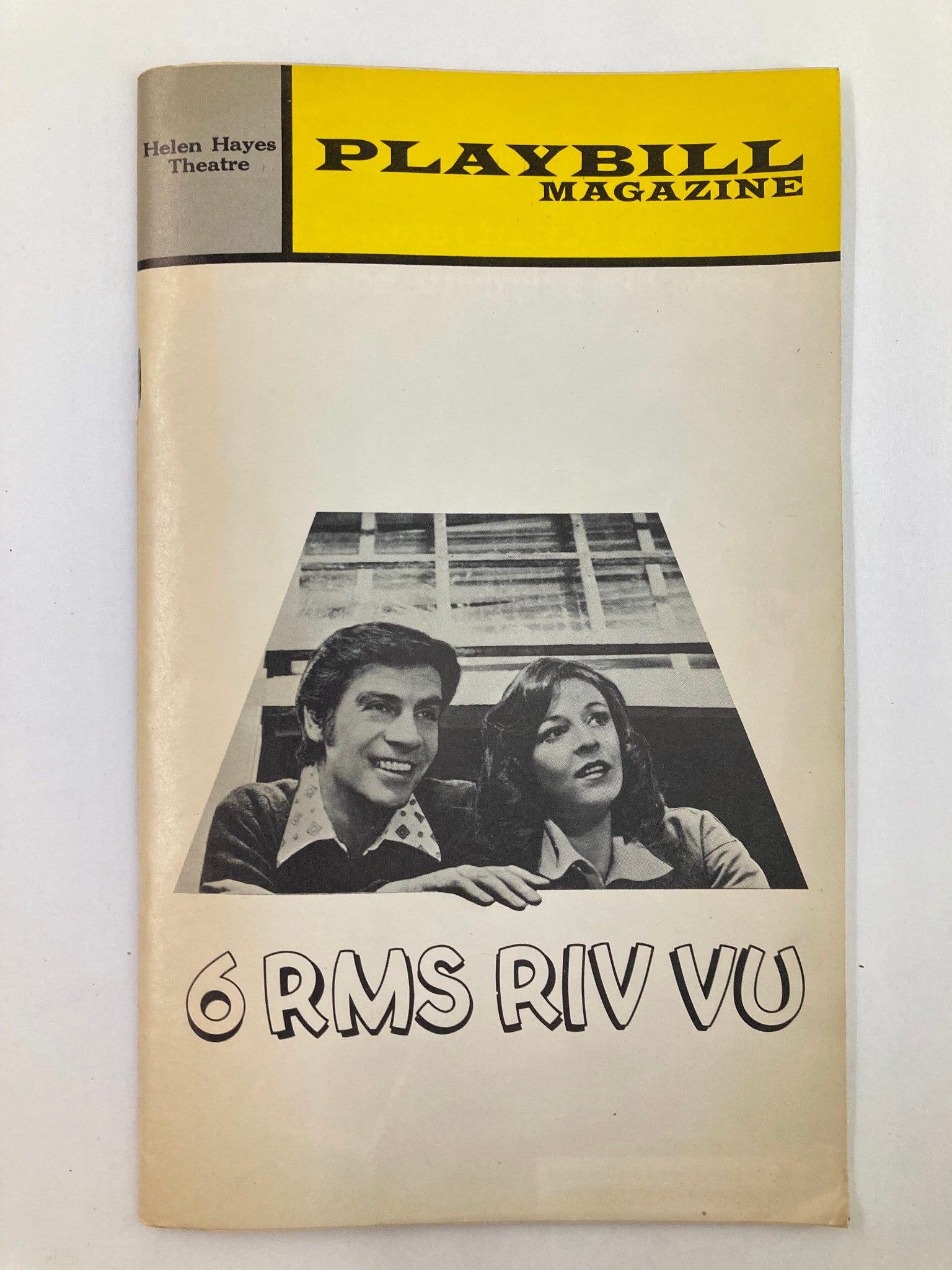 1973 Playbill Helen Hayes Theatre Jerry Orbach, Jane Alexander in 6 Rm