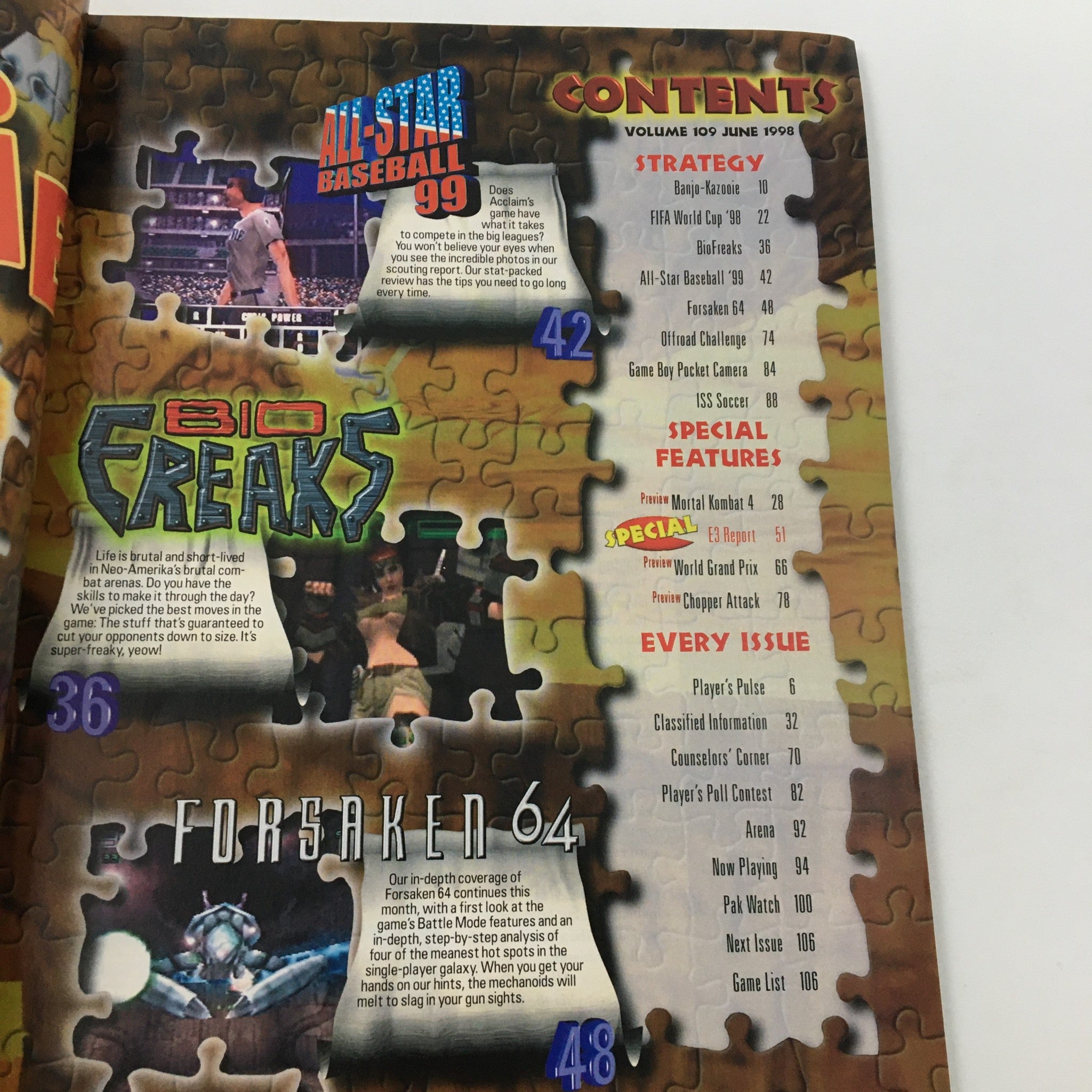 Nintendo Power Magazine June 1998