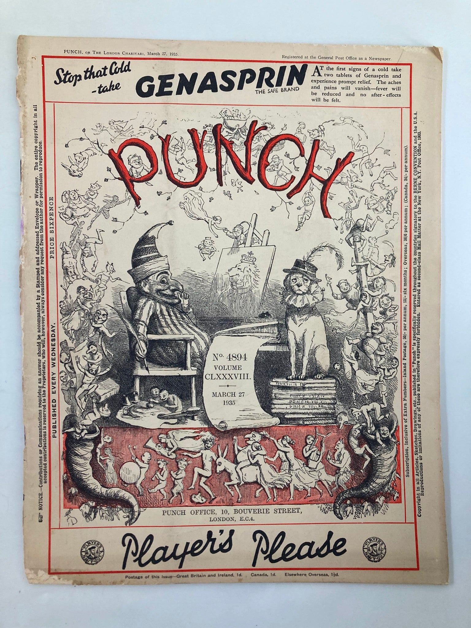 VTG Punch Magazine March 1935