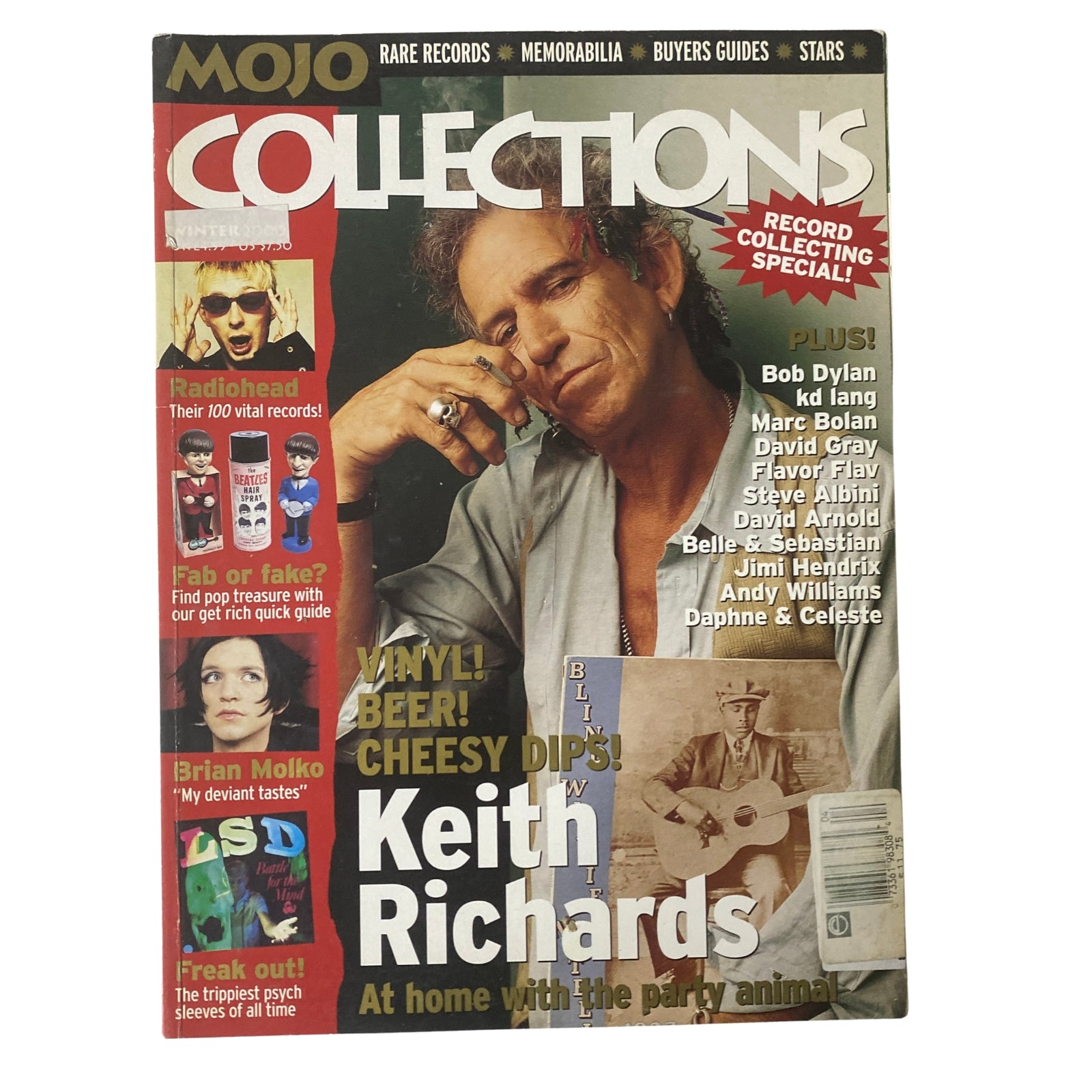 Mojo Winter 2000 Keith Richards Vintage Magazine