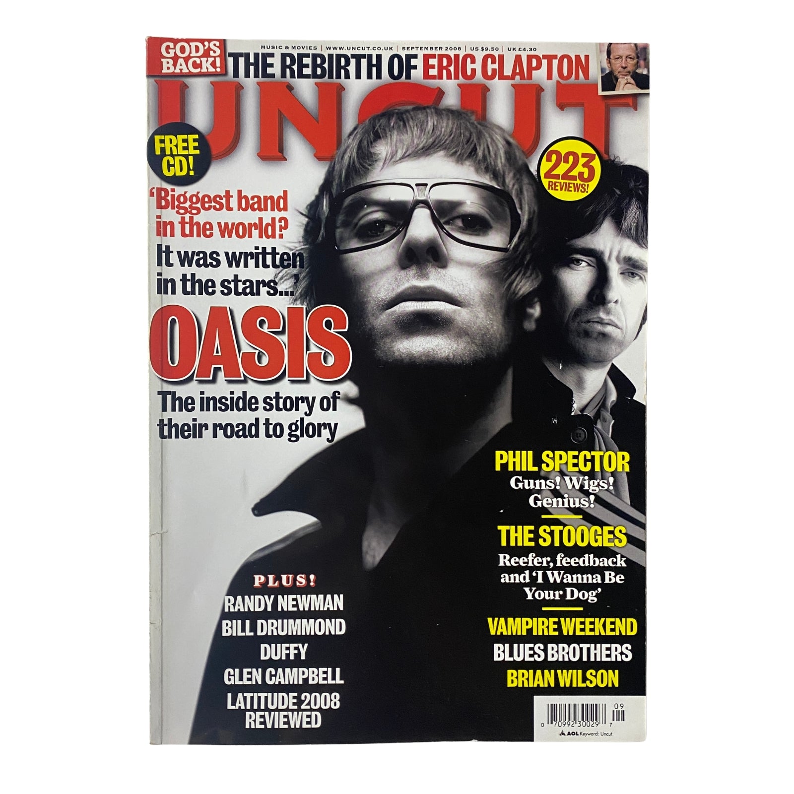 Uncut Magazine Sept 2008 Oasis Vintage Issue
