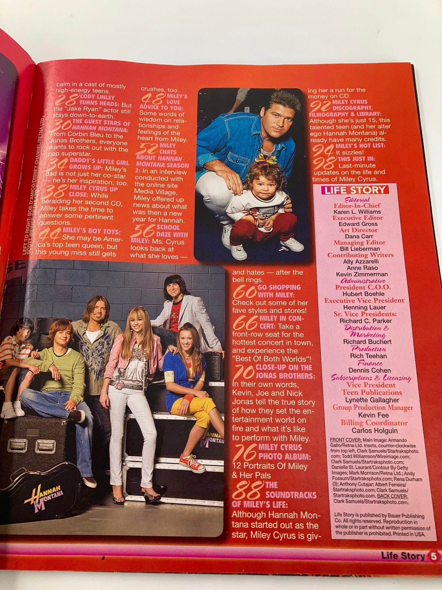 Life Story Magazine 2008 Miley Cyrus and Nick Jonas On and Off Again N