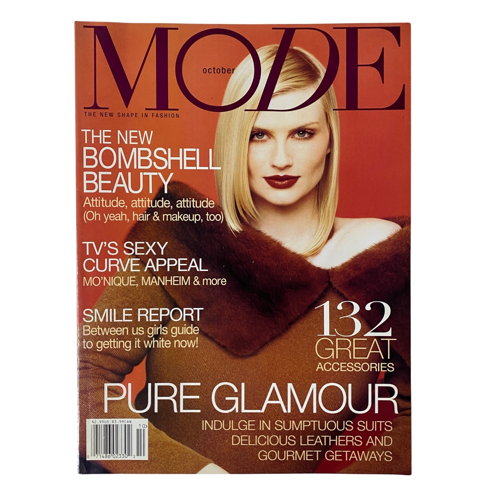 Mode Magazine October 2001 Vintage Fashion