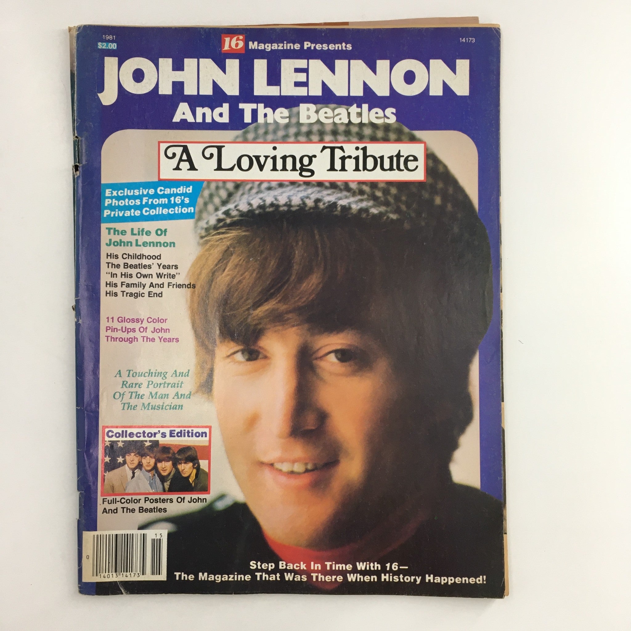16 Magazine 1981 John Lennon Tribute Vintage