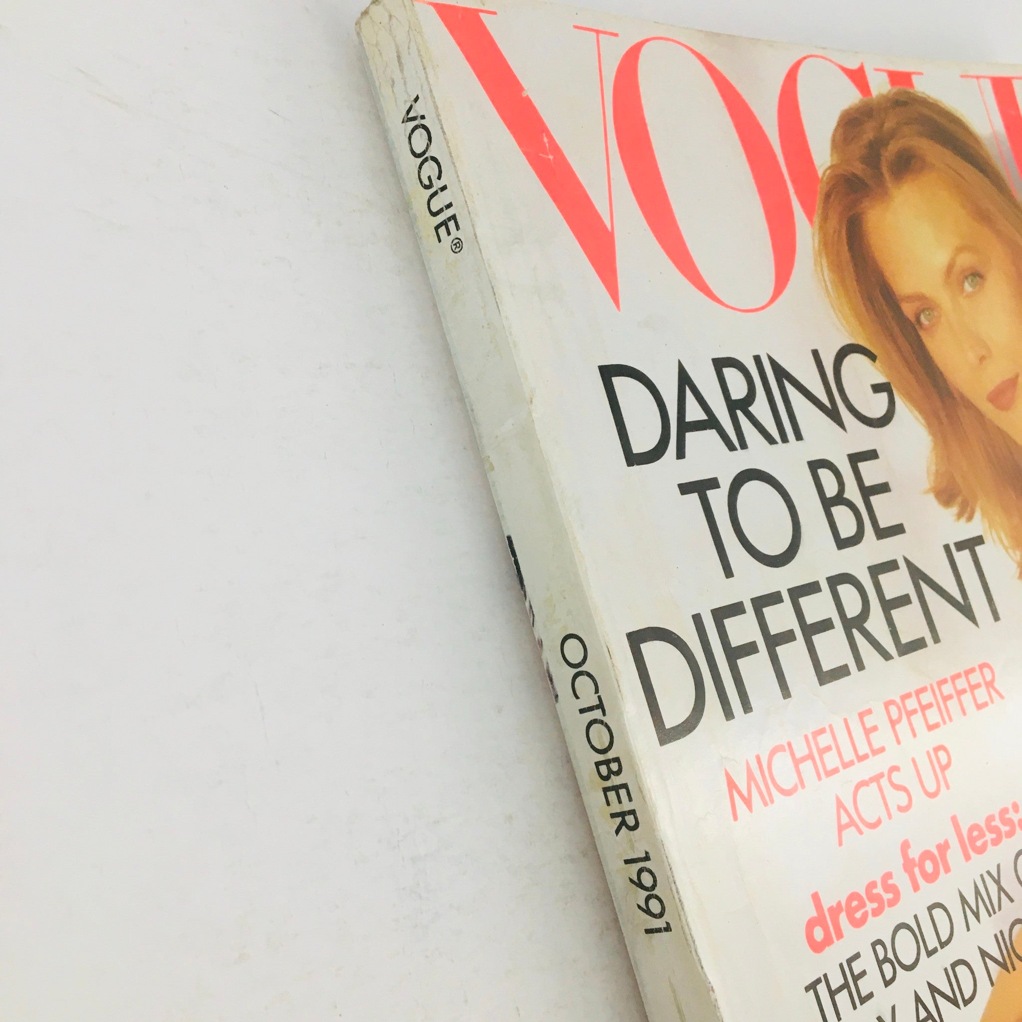 Grab the Vogue Oct 1991 with Michelle Pfeiffer