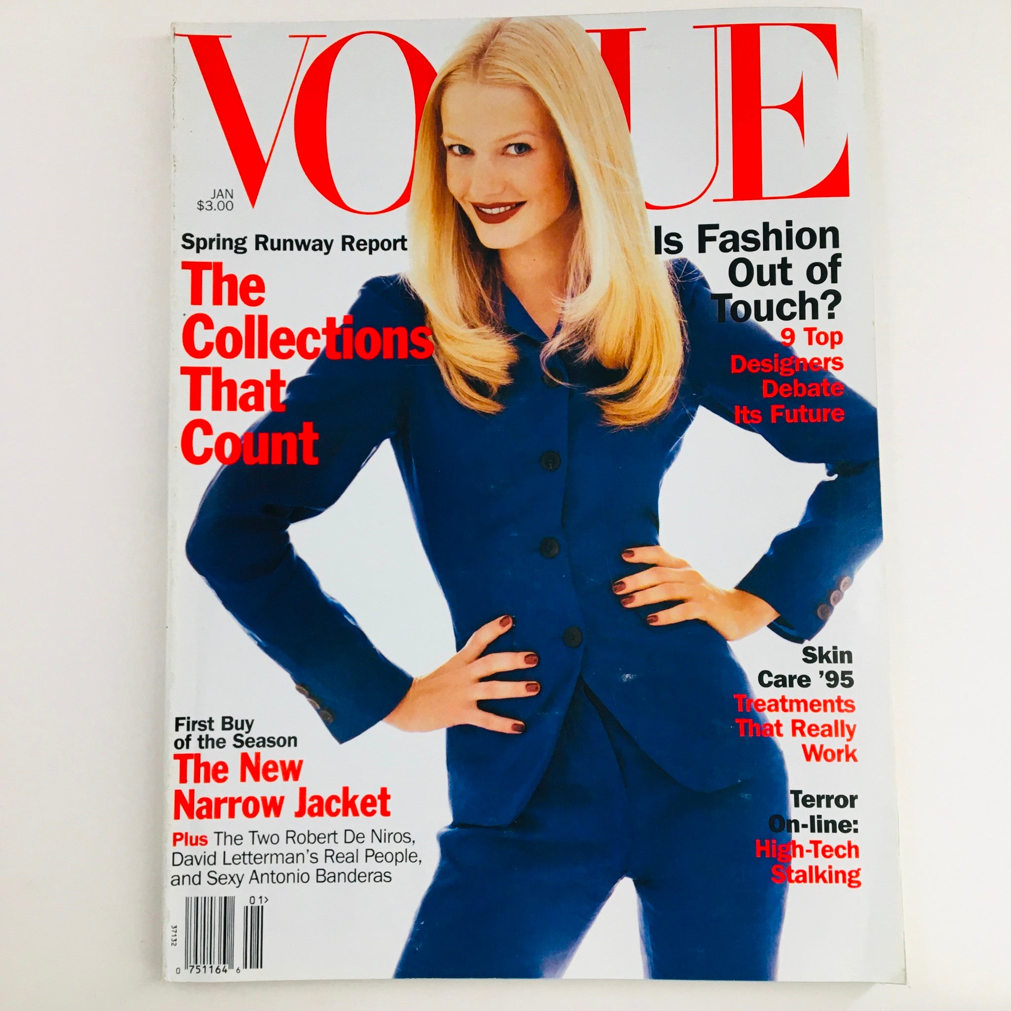 Grab Vogue Jan 1995 With Karen Mulder