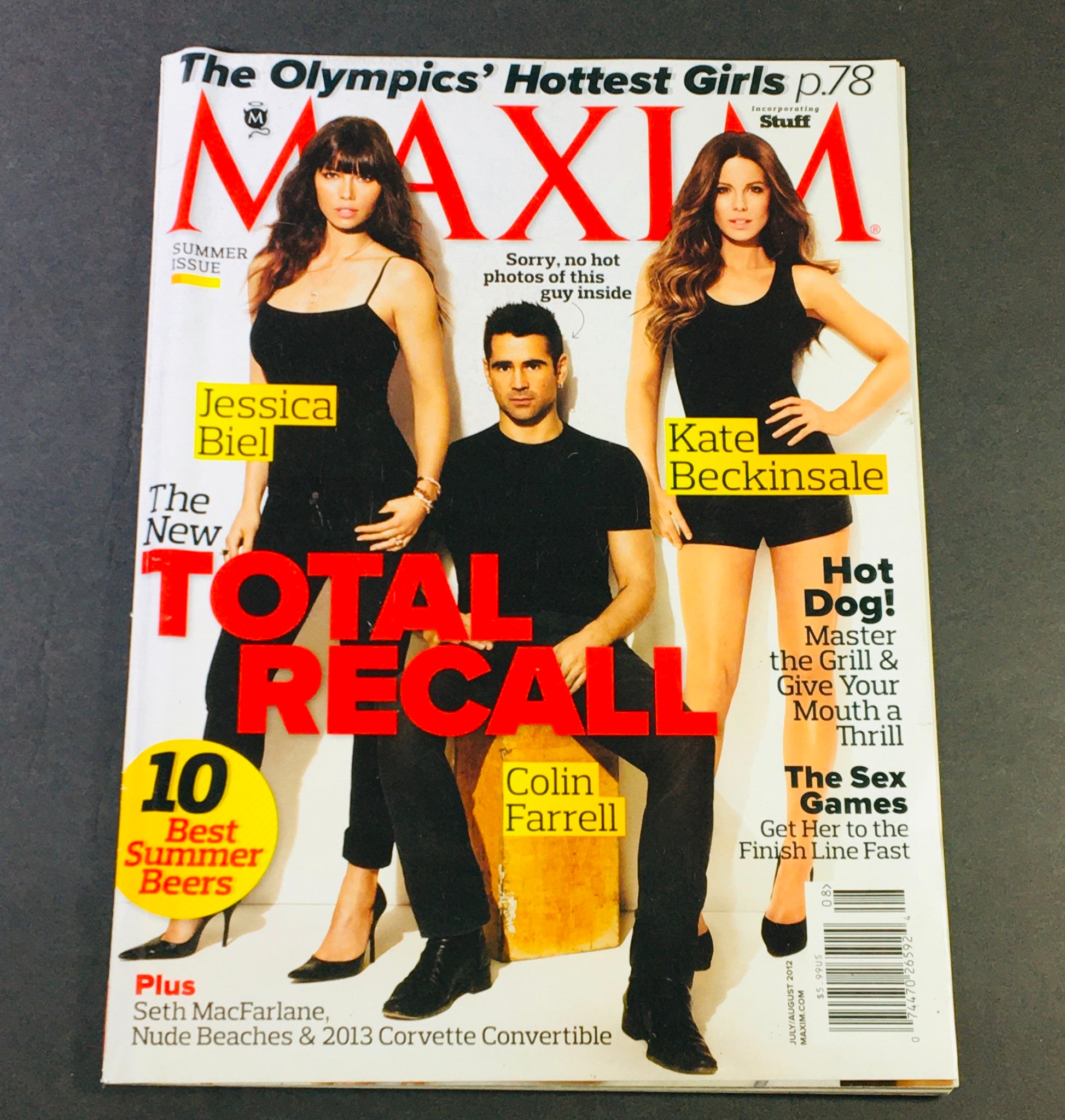 Maxim July-August 2012: Biel, Farrel, Beckinsale