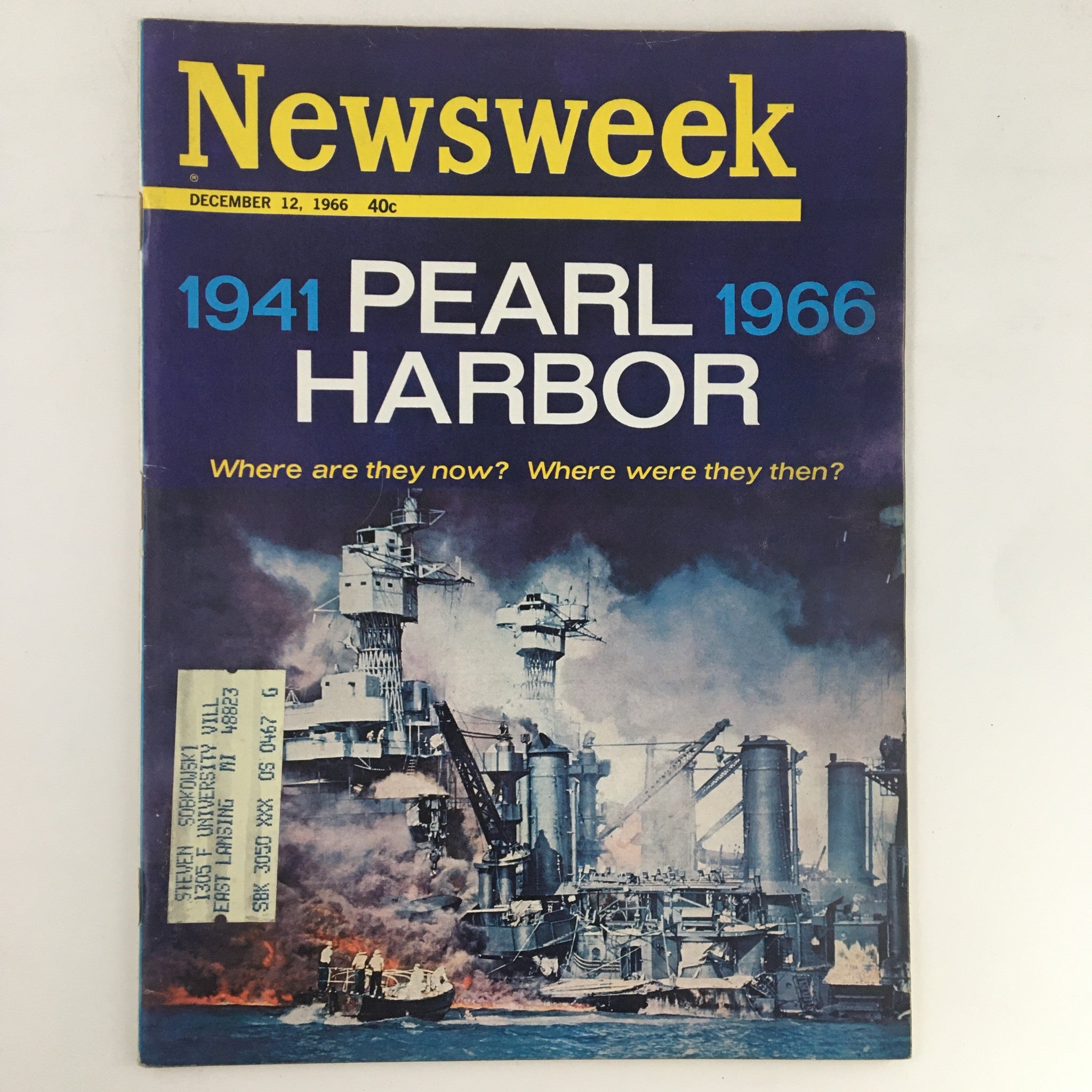 Newsweek Dec 1966: Pearl Harbor Revisited