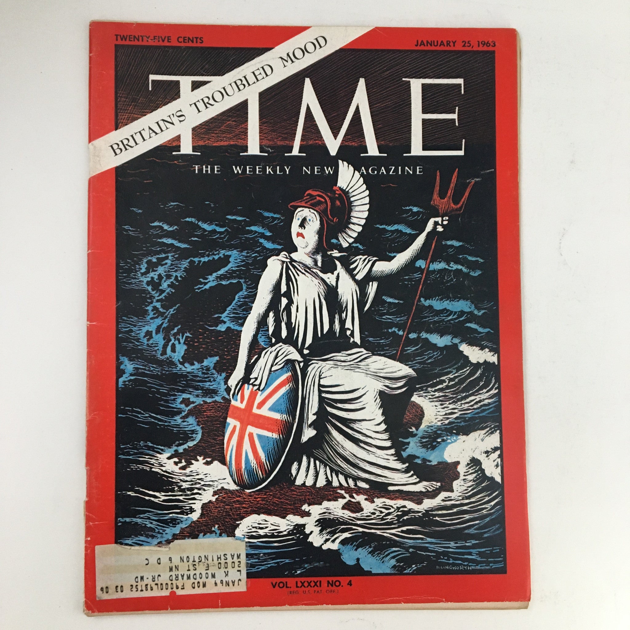 Time Magazine Jan 25 1963 Vintage Edition