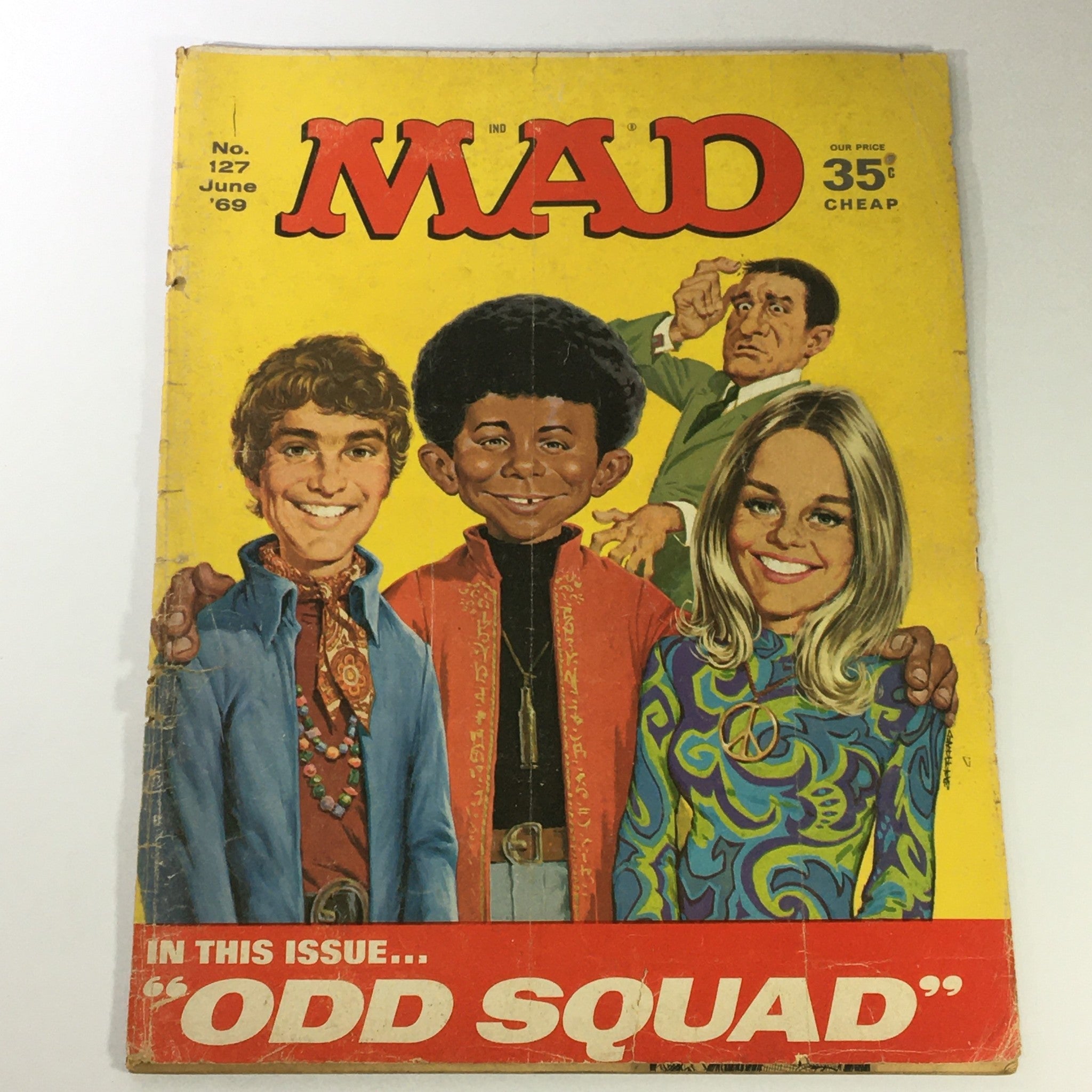 Mad #127 June 1969 - Alfred E. Neuman and the Odd Squad Issue / Newsst