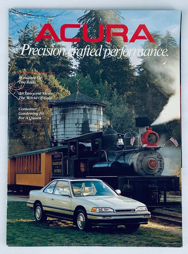 90s Acura Lineup Dealer Showroom Sales Brochure Guide Catalog
